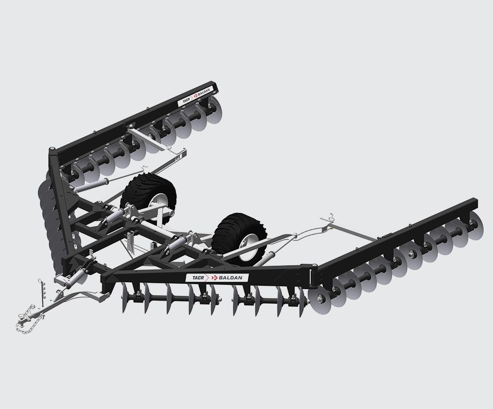 TACR - 24 to 40 discs - Remote Control Terracing Plough - Baldan ...